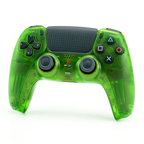 Ps5 Translucent Green Custom Controller Laza Modz Llc