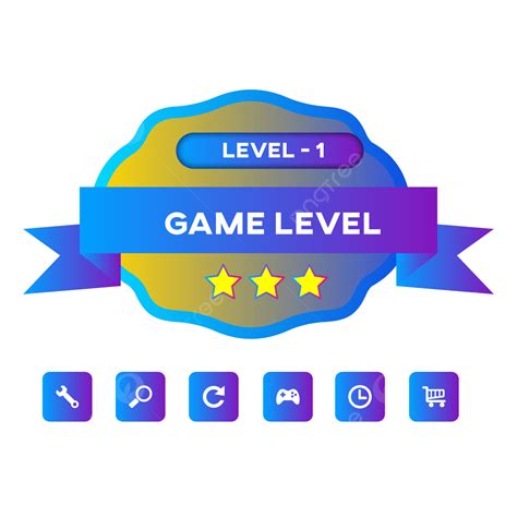 Game Level Map Vector Art Png Game Level For Celebrations Vector Illustration Gui Button