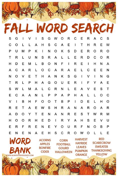 Free Printable Word Search Puzzle Fun Printables For Everyone
