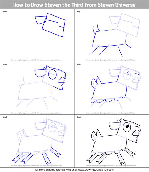 How To Draw Steven The Third From Steven Universe Steven Universe Step By Step