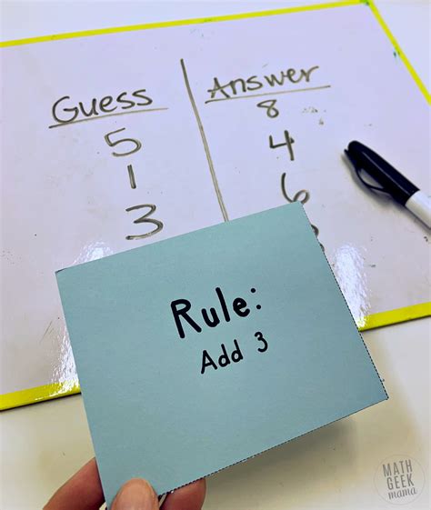Free Whats My Rule Function Rules Game Grades 8 9