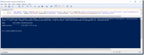 Obtaining The Password Expiry Date With Powershell 4sysops