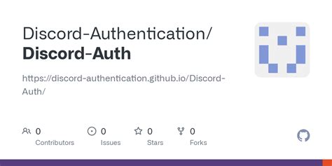 Github Discord Authenticationdiscord Auth Discord Discord Auth