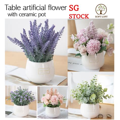 Artificial Table Plant Mall Potted Artificial Table Plants Mini Fake