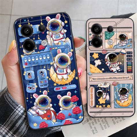 Ốp lưng Xiaomi Redmi Note Redmi Note Pro G phi hành gia vũ trụ cute bền giá rẻ Shopee