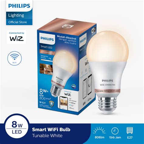 Jual Philips Lampu Bohlam Smart Wifi Led With Bluetooth Putih W W Shopee Indonesia