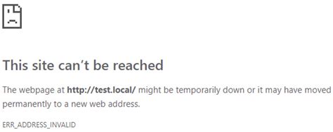 Apache This Site Cant Be Reached Xampp Ignores Custom Domain