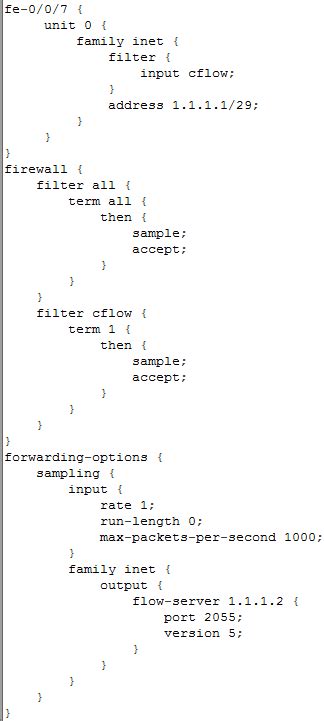 Juniper Srx Series Gateway Supports J Flow Plixer