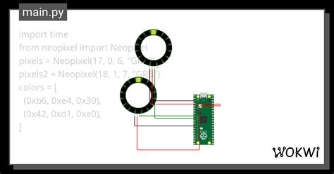 Pi Pico Micropython Neopixels Template Copy Wokwi Esp32 Stm32