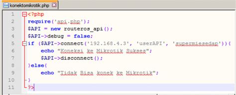 Source Code Program Aplikasi Api Mikrotik To Php Web Mysql Versi 21