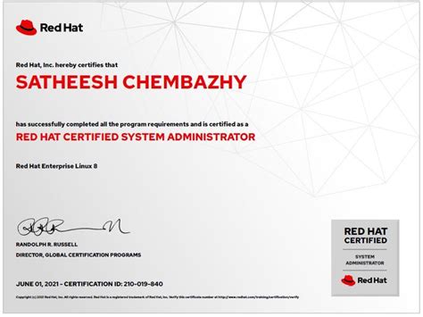 Satheesh Chembazhy On Linkedin Rhcsa 14 Comments