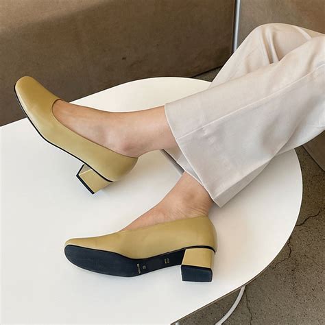 슈베르 베이직 미들힐 4cm