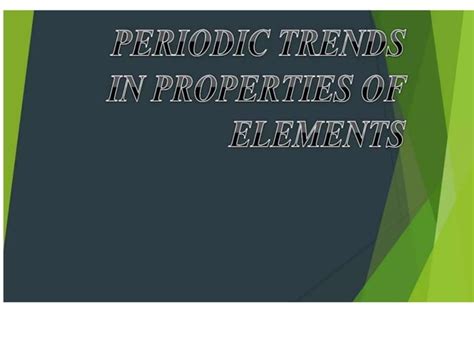 CLASSIFICATION OF ELEMENTS Class 11 Ppt Pptx