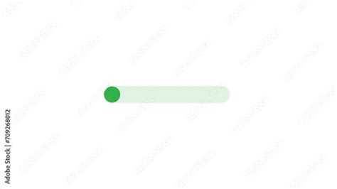 vidéo stock loading bar animation isolated on a green background a