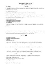 Quiz6 Pdf ME 300 Fall 2018 Quiz 6 Professor Goldenstein First Name