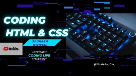 Write A Code In Html And Css Create A Watch Coding Life Codinglife01 Youtube