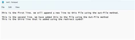 Append Content To A File Using Powershell
