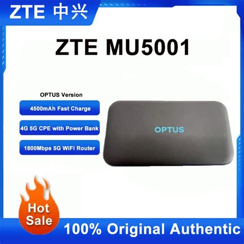 Original Optus Portable Wifi 5g Router Mu5001 Lte Cat22 55 Off