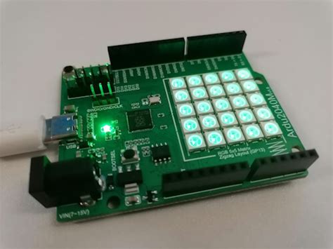 ardu2040m unter der lupe der leistungsstarke mikrocontroller mit rp2040 und neopixel matrix