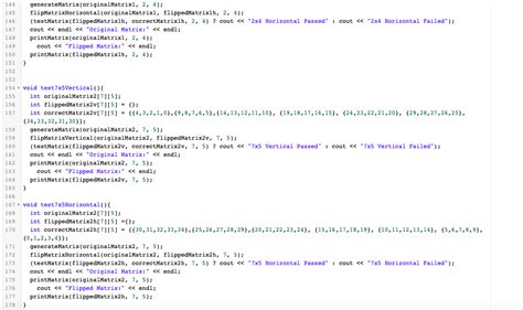 Solved Mirrored Matrices Concepts Tested Iterating Through