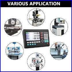 Axis LCD Digital Readout DRO Display Linear Scale Encoder For Milling Lathe Axis Digital Readout