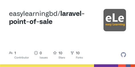Activity · Easylearningbdlaravel Point Of Sale · Github