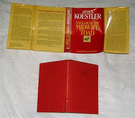 The Case Of The Midwife Toad A Scientific Mystery Revisited By Koestler Arthur Fine Hardcover