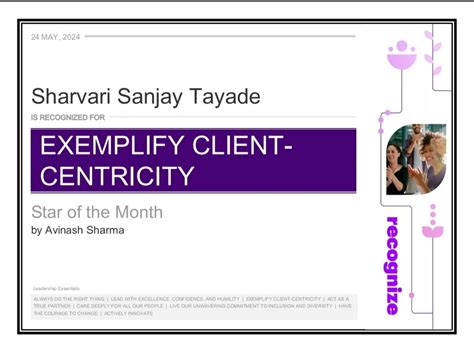 Sharvari Tayade On Linkedin Accenture Recognition 💜 Thank You For Recognising My Work Exemplify…