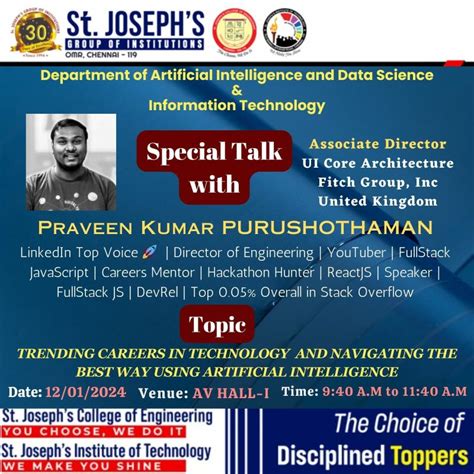 Praveen Kumar Purushothaman On Linkedin Thanks A Lot For Having Me And Im Super Grateful And