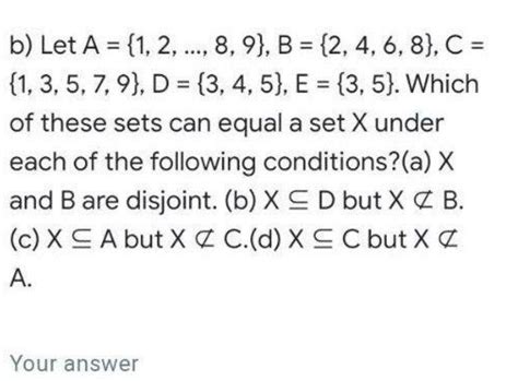 Solved B Let A B C Chegg Com