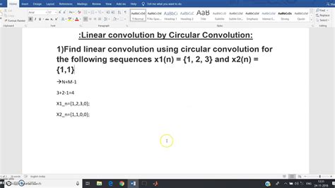 Linear Convolution Using Circular Convolutionwithout Conv Function