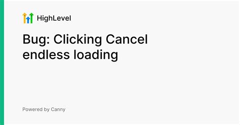 Bug Clicking Cancel Endless Loading Voters Highlevel