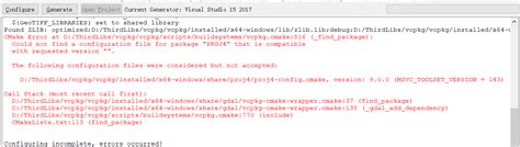 Gdal Could Not Find A Configuration File For Package Proj4 That Is Compatible With Requested