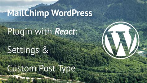 Mailchimp Wordpress Plugin With React Introduction Igor Benić