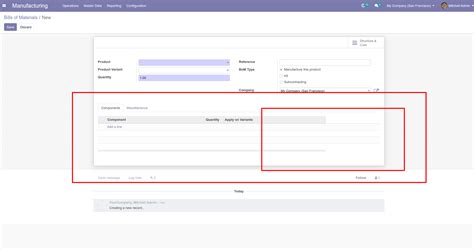 130 Manufacturing Components One2many View Issue · Issue 38744 · Odooodoo · Github