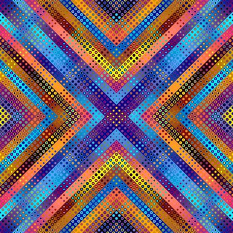 Geometric Abstract Pattern In Low Poly Style Stock Vector