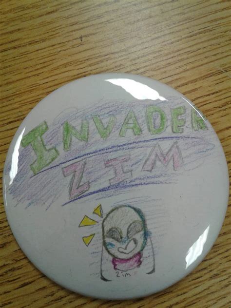 invader zim button invader zim amino