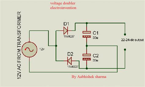 Ac Voltage Multiplier Circuit Three Phase Voltage Multiplier