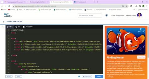 Naveen Chary Vadla On Linkedin Carousel Bootstrap Html5 Css