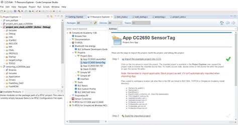 Error While Building Project Zero Stack Cc2650 For CC2650 SensorTag