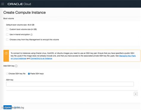 Oracle Cloud With Weblogic And Atp Database Create Instance Linux Vm