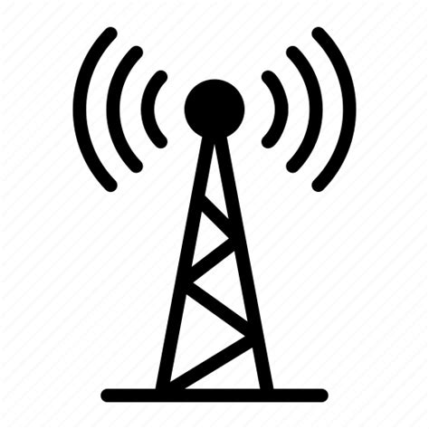 Internet Wireless Networking Wifi Network Signal Tower Icon Download On Iconfinder