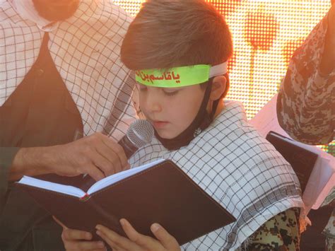 مراسم گرامیداشت یاد و خاطره شهید علیرضا دارابی در سپاه امیرالمومنینع