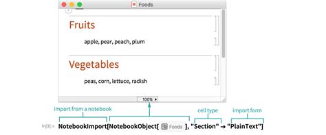import material from a notebook—wolfram language documentation
