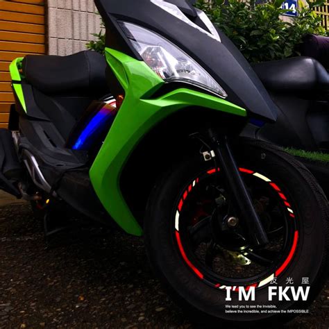 反光屋fkw Motogp 段面 10吋 12吋10吋 3m反光輪框貼紙 Viva Fiddle 4mica Gp通用 反光屋fkw