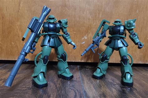 Hg Zaku Ii C 5r5 Vs C 6r6 Rfreedomisgunpla