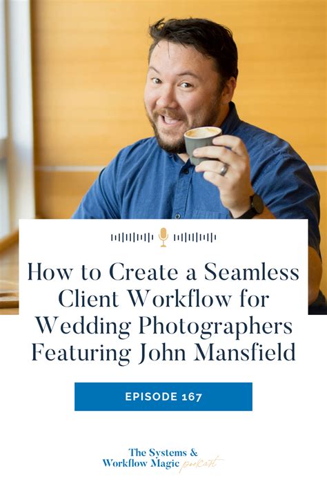 167 How To Create A Seamless Client Workflow For Wedding Photographers Featuring John Mansfield
