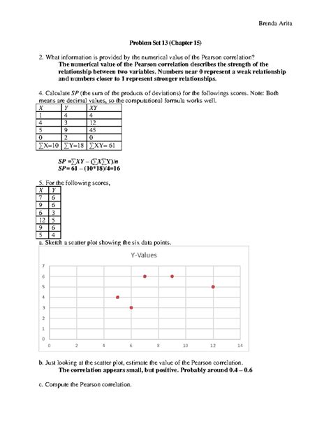 Problem Set 13 Ch 15 N A Problem Set 13 Chapter 15 2 What Information Is Provided By