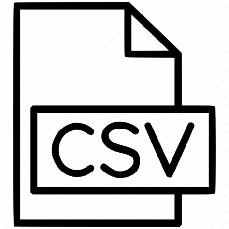 Csv File Document Format Extension Folder Icon Download On