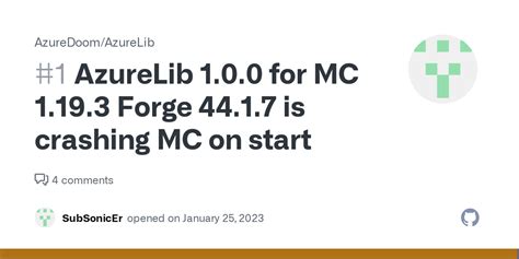 Azurelib For Mc Forge Is Crashing Mc On Start Issue Azuredoom